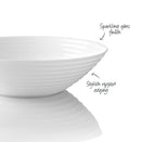 Pearl Ripple 12 Piece Dinner Set - Wiltshire Australia