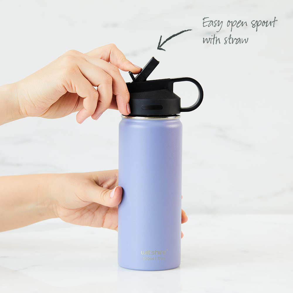 Insulated Stainless Steel Bottle Turquoise 500ml 17oz