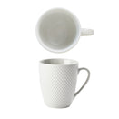 White Stipple Embossed Mugs 4 Piece Set 350ml / 12oz - Wiltshire Australia